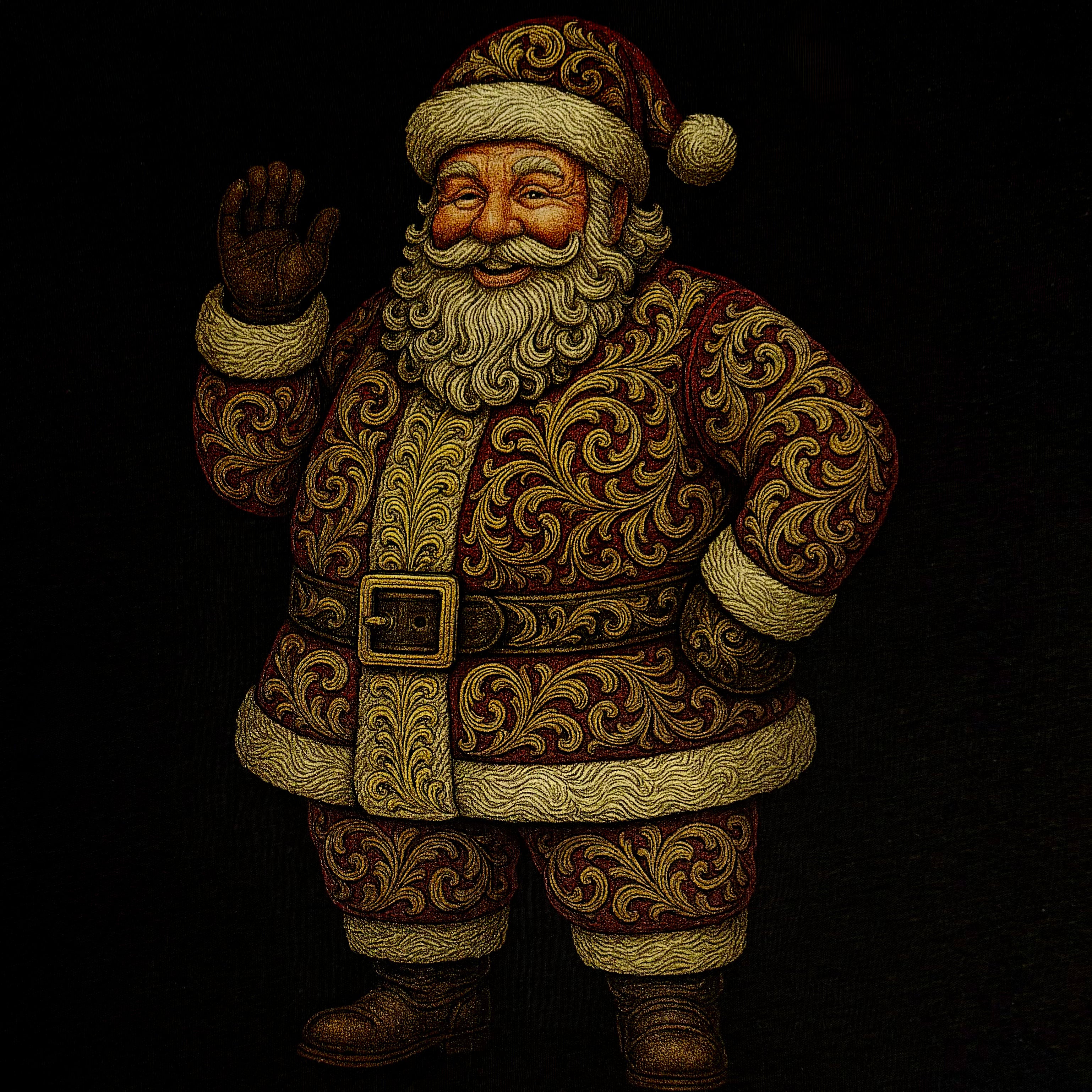 American Scroll Santa 2025
