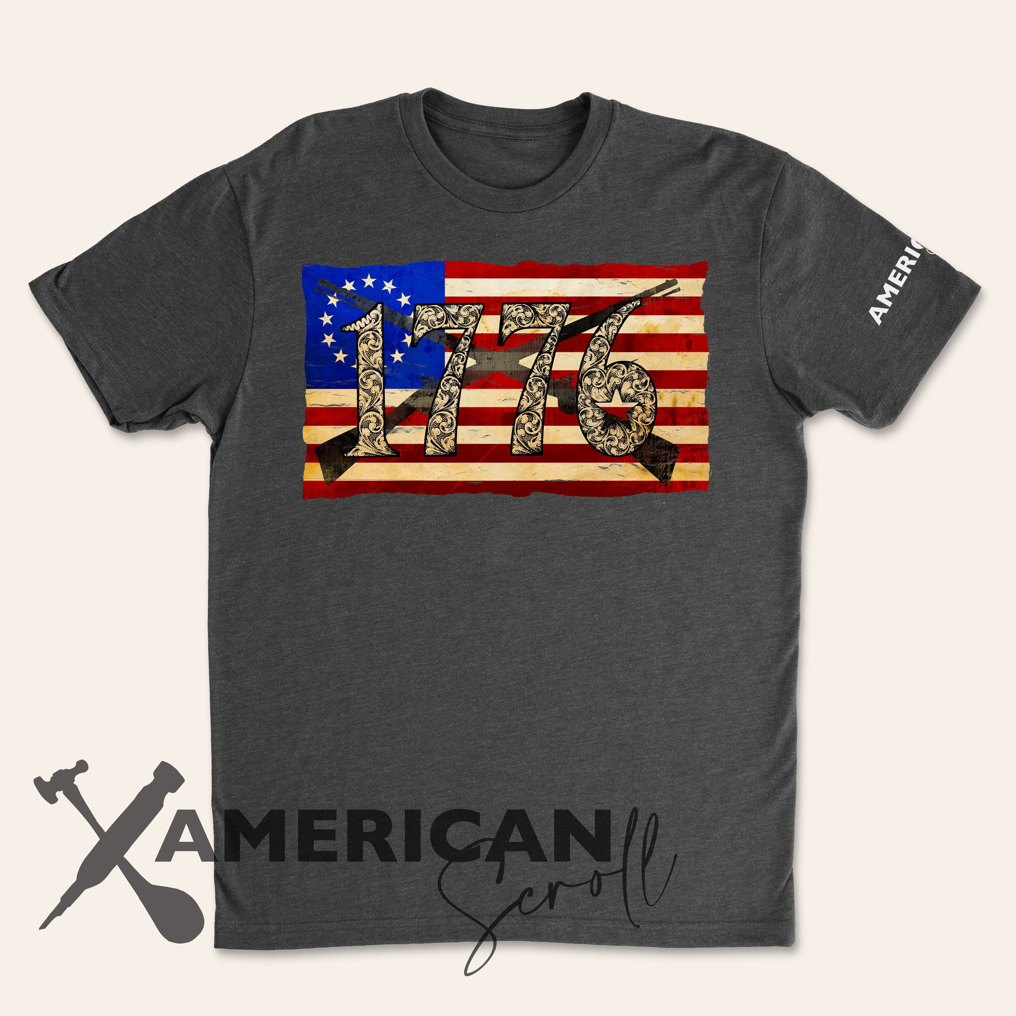 1776 Freedom Flag | 4th Of July | American Scroll™